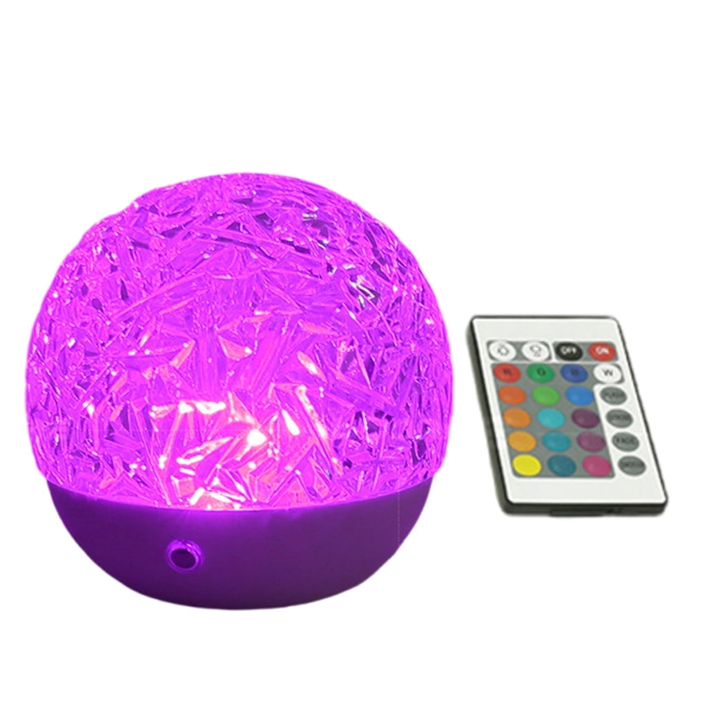 Atmosphere Light Round Shape Night Light Rechargeable Projector Lamp ...