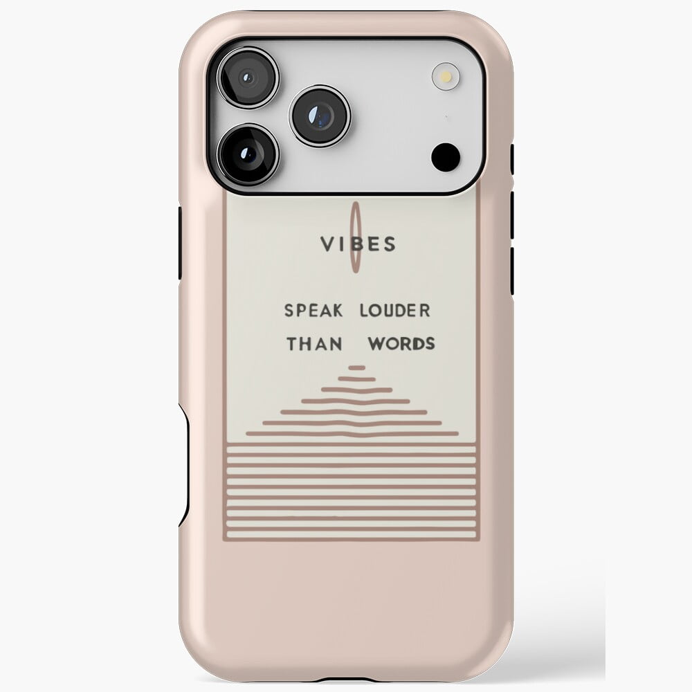 Atmosphere Speaks Louder Than Words iPhone Case 17 through 11 Pro Max ...