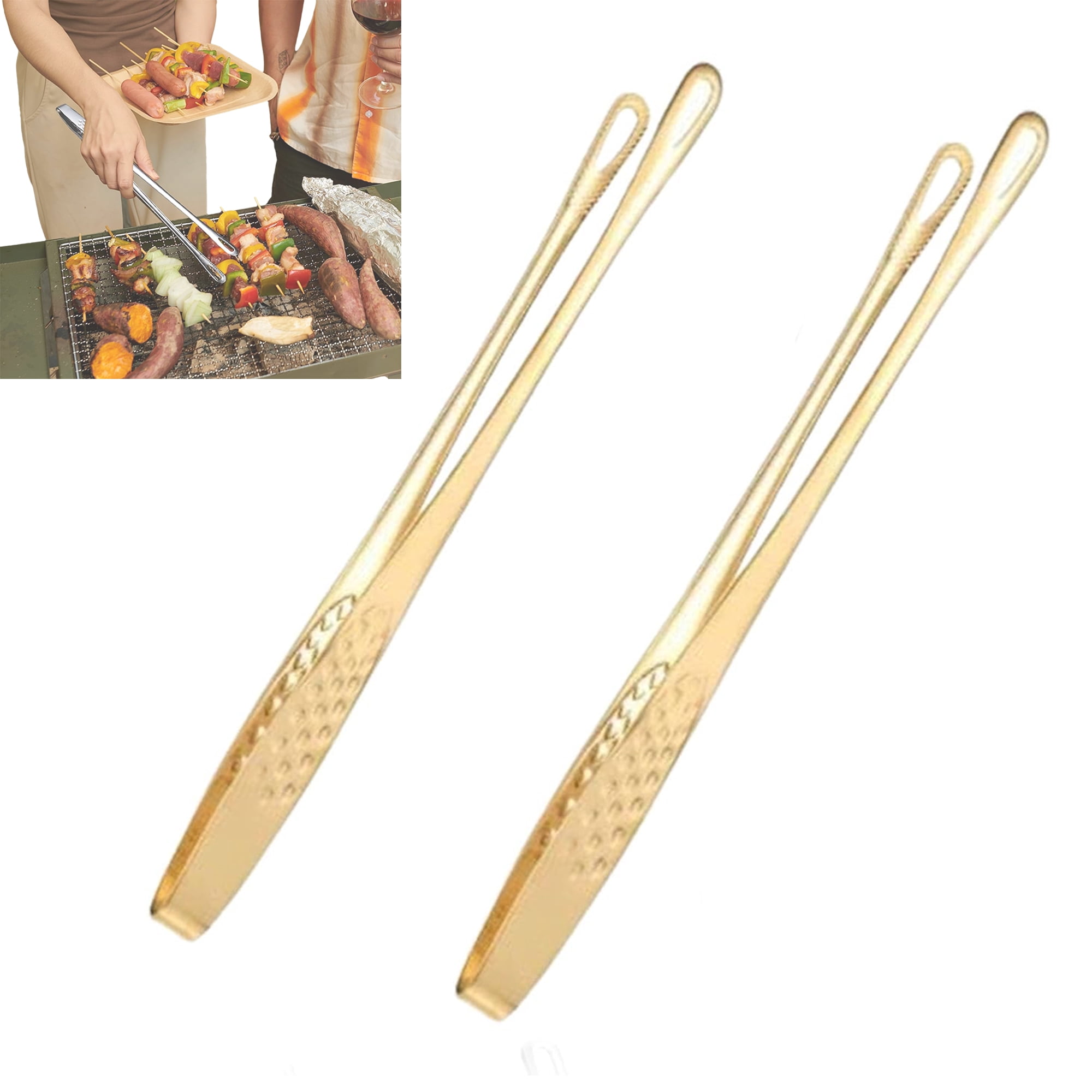 Atmospherei Grill Tongs, Stainless Steel Grill Tongs, Kitchen Tongs for ...