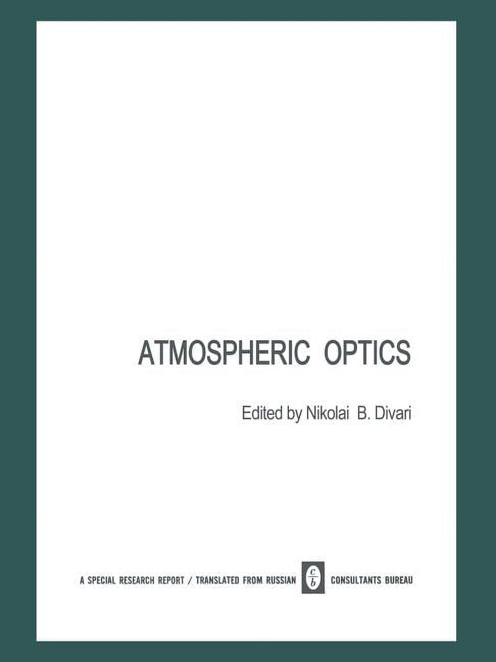 Atmospheric Optics, (Paperback) - Walmart.com