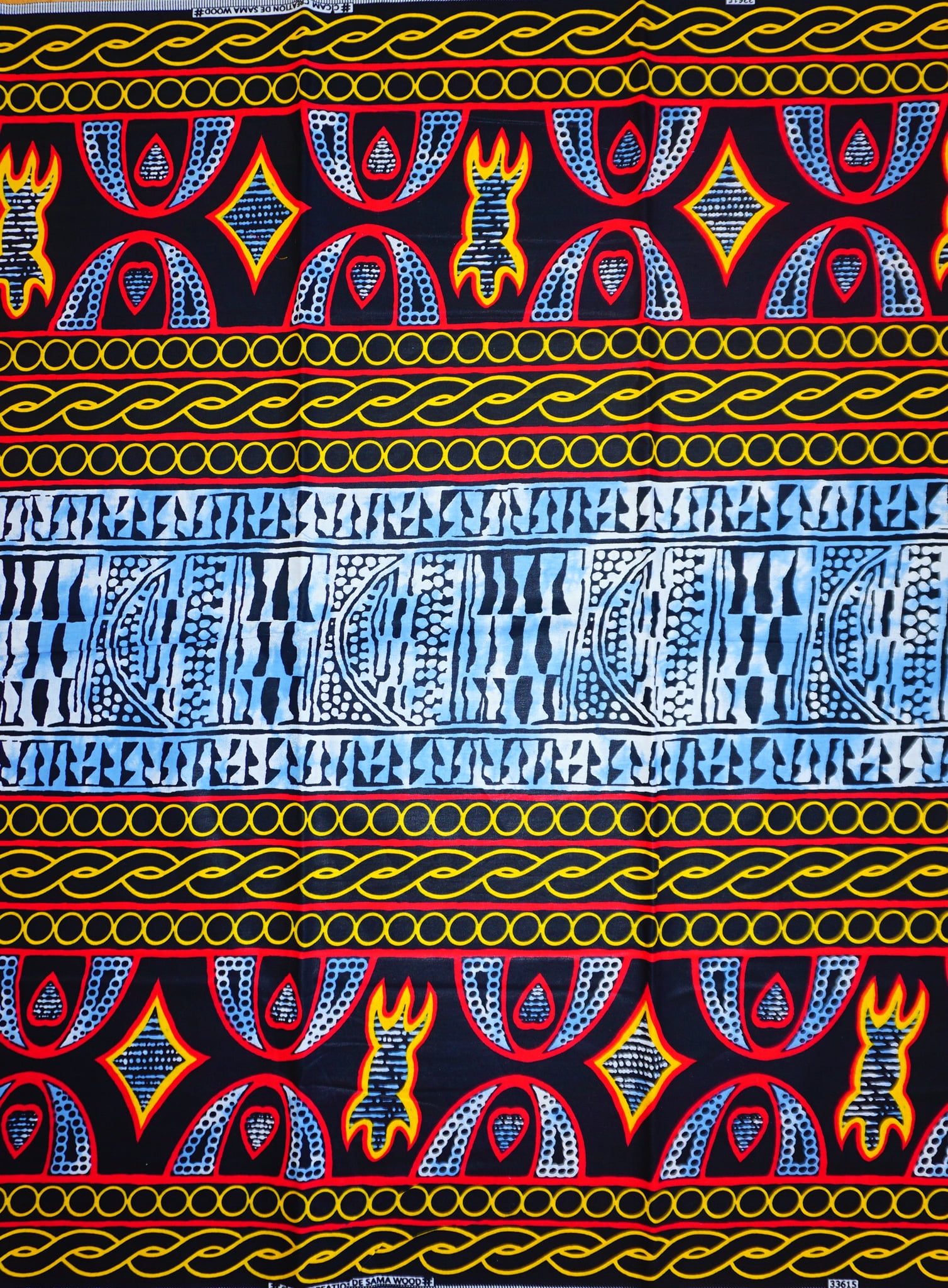Atoghu Toghu African Fabric, Colorful 100% Cotton Material, Decor ...