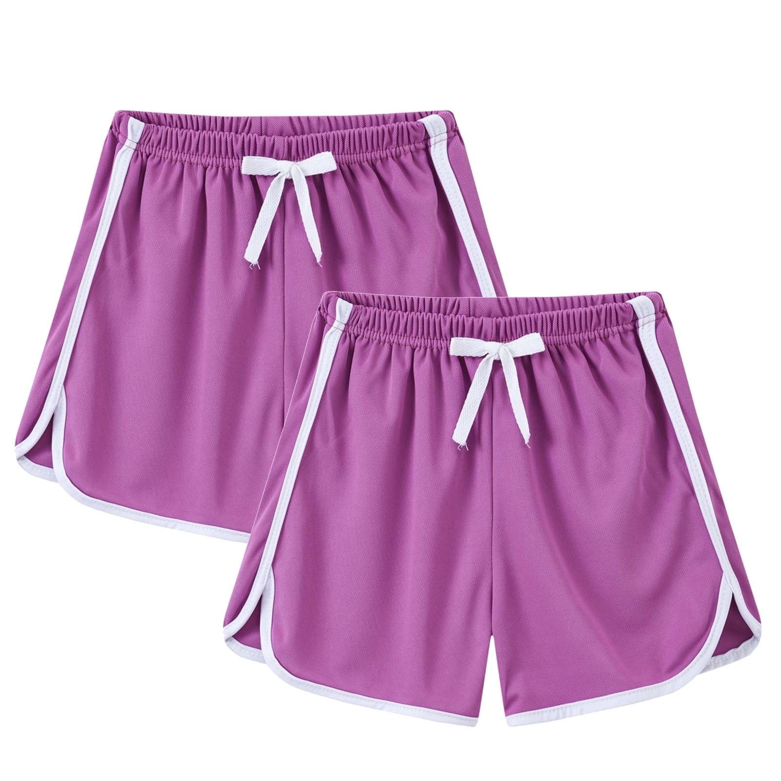 Atogsazn 2Pc Summer Shorts for Boys Girls Kids Jogger Elastic Waist ...