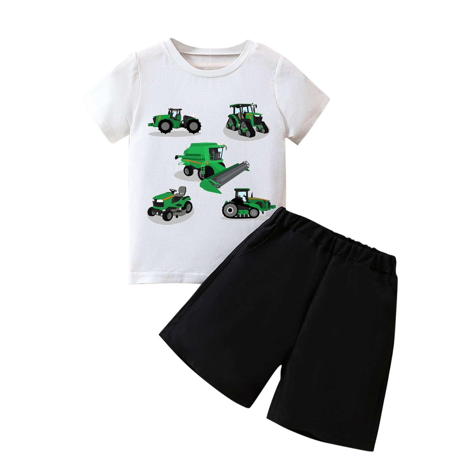 Atogsazn Children Boy Clothes Set Kids Cotton Short Sleeve Tshirt ...