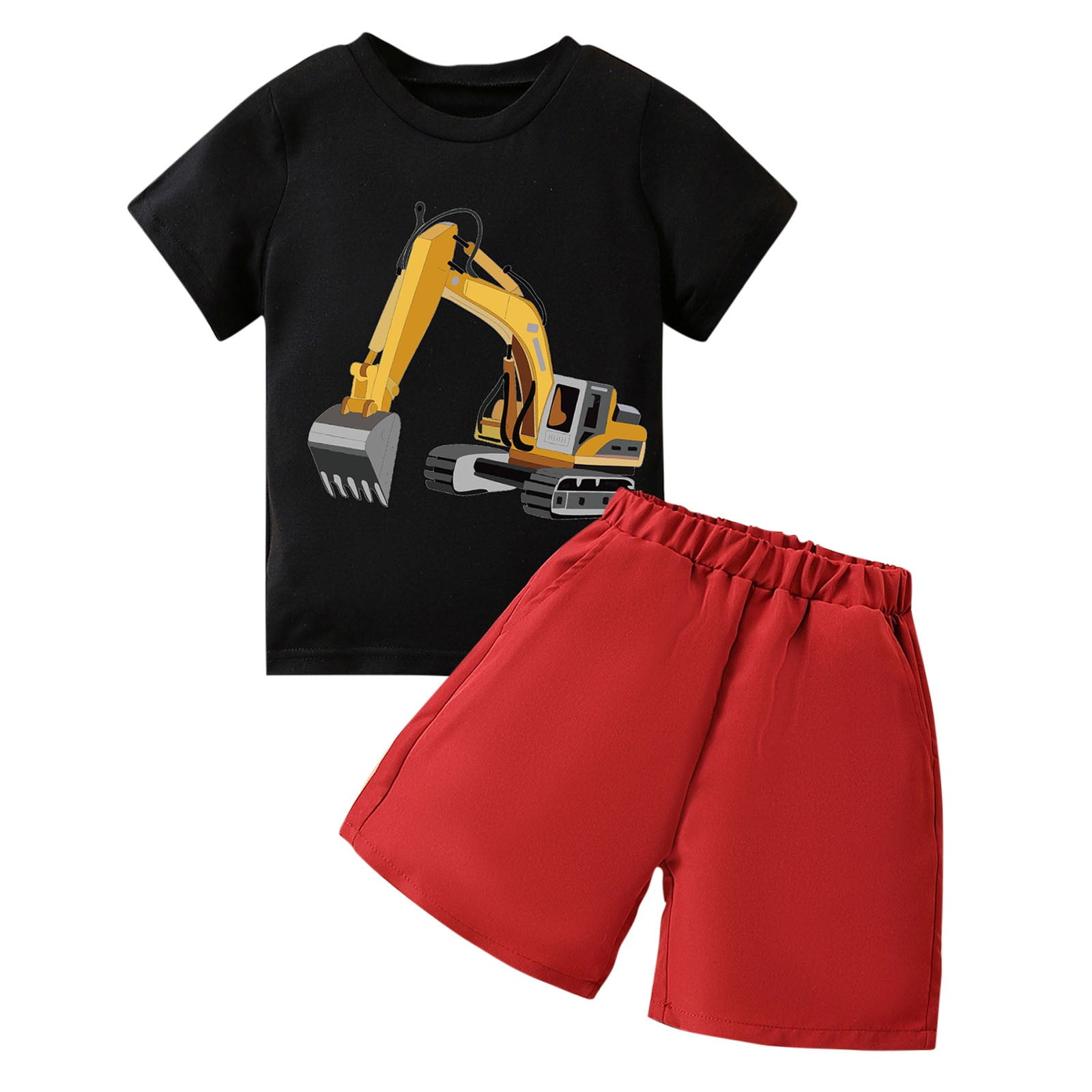 Atogsazn Children Boy Clothes Set Kids Cotton Short Sleeve Tshirt ...