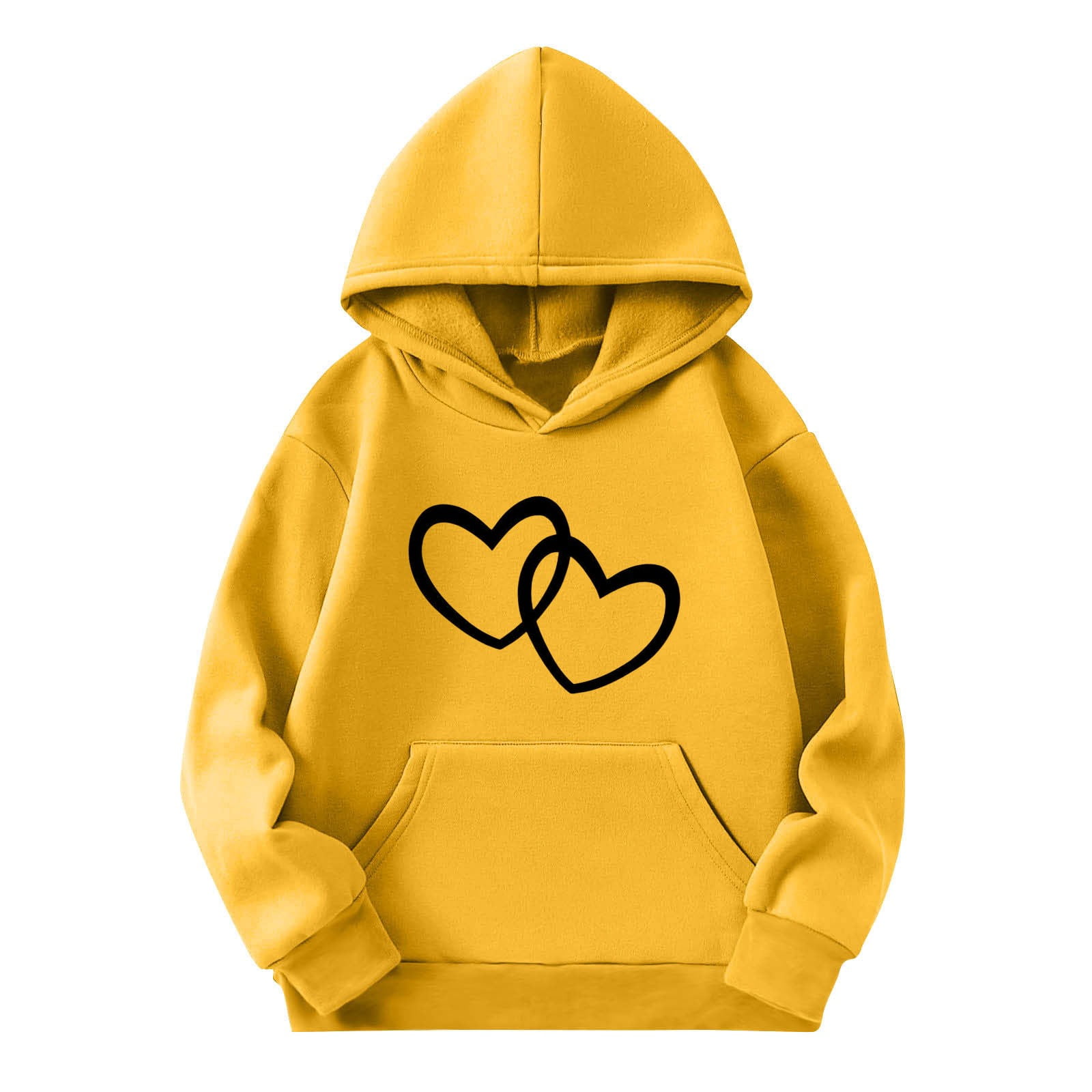 Atogsazn Children's Girls Valentine's Day Hoodies Kids Casual Long ...