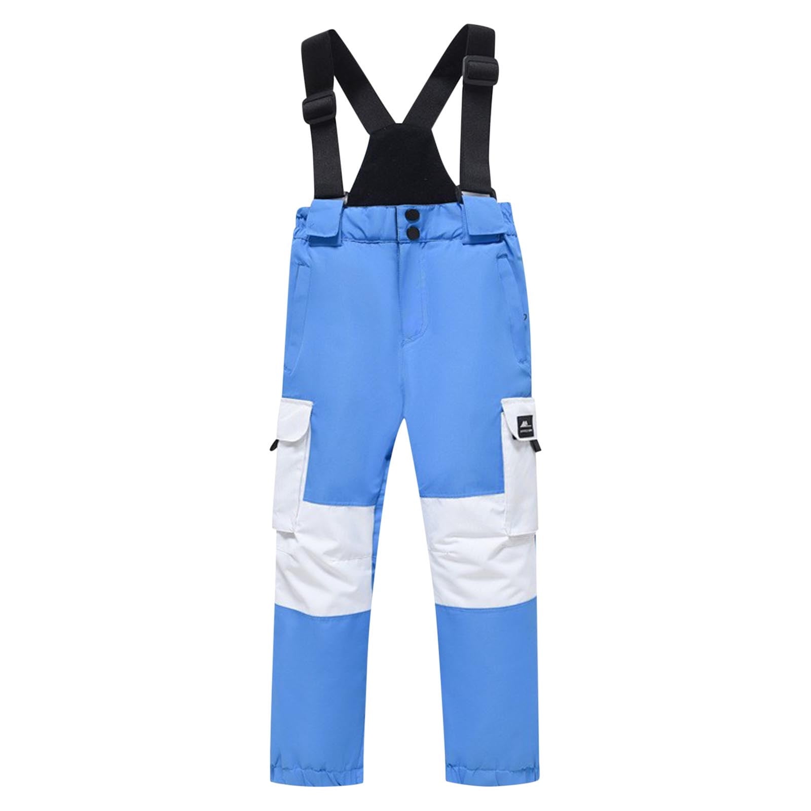 Atogsazn Kids Boys Baggy Ski Pants Children Snow Windproof Insulated ...