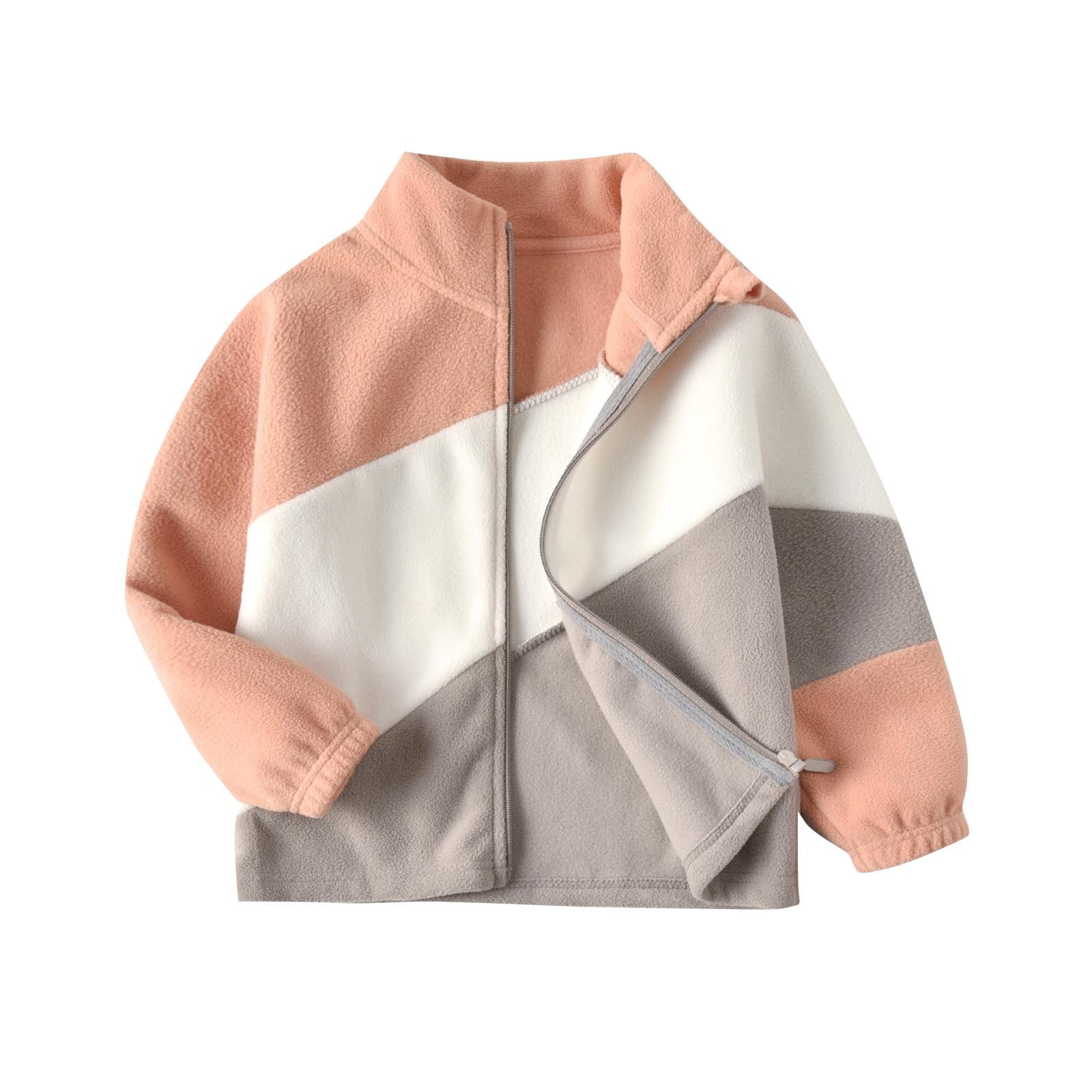 Atogsazn Kids Boys Fleece Jackets Children Zip Up Long Sleeve ...