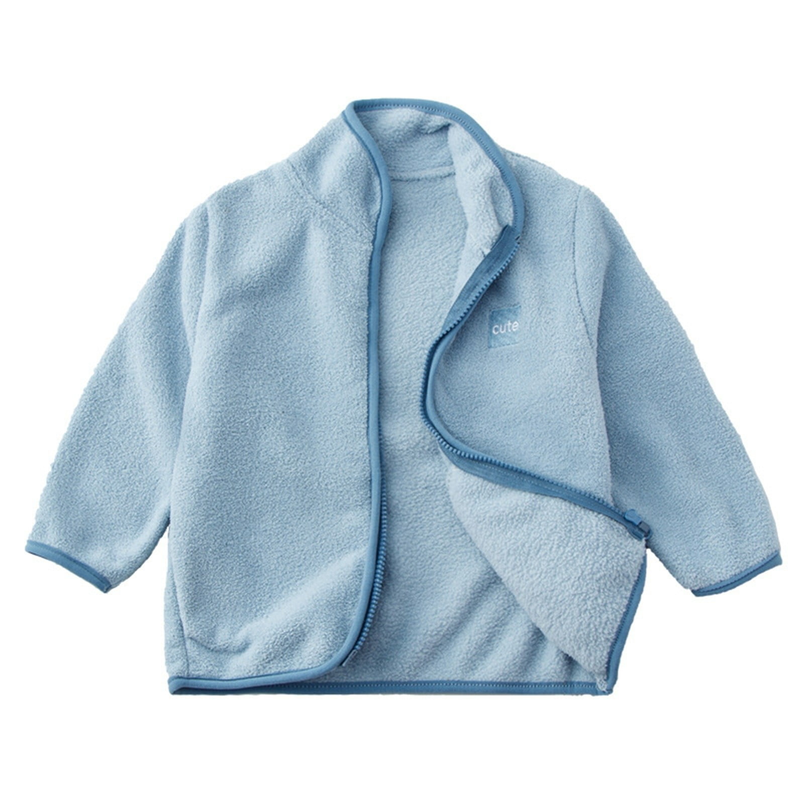 Atogsazn Kids Girls Fleece Jacket Childrens Zipper Long Sleeve Jackets ...