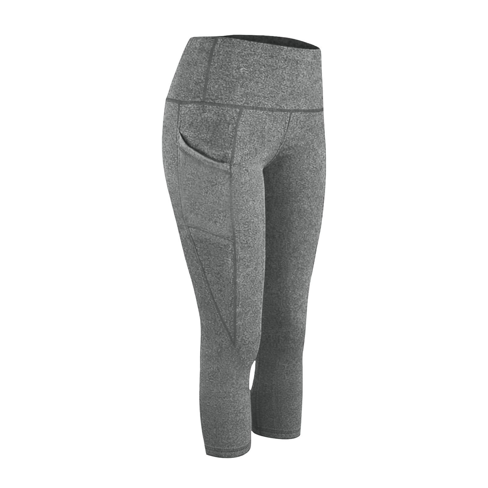 Atogsazn Kids Girls High Waisted Leggings Children Stretchy Athletic ...