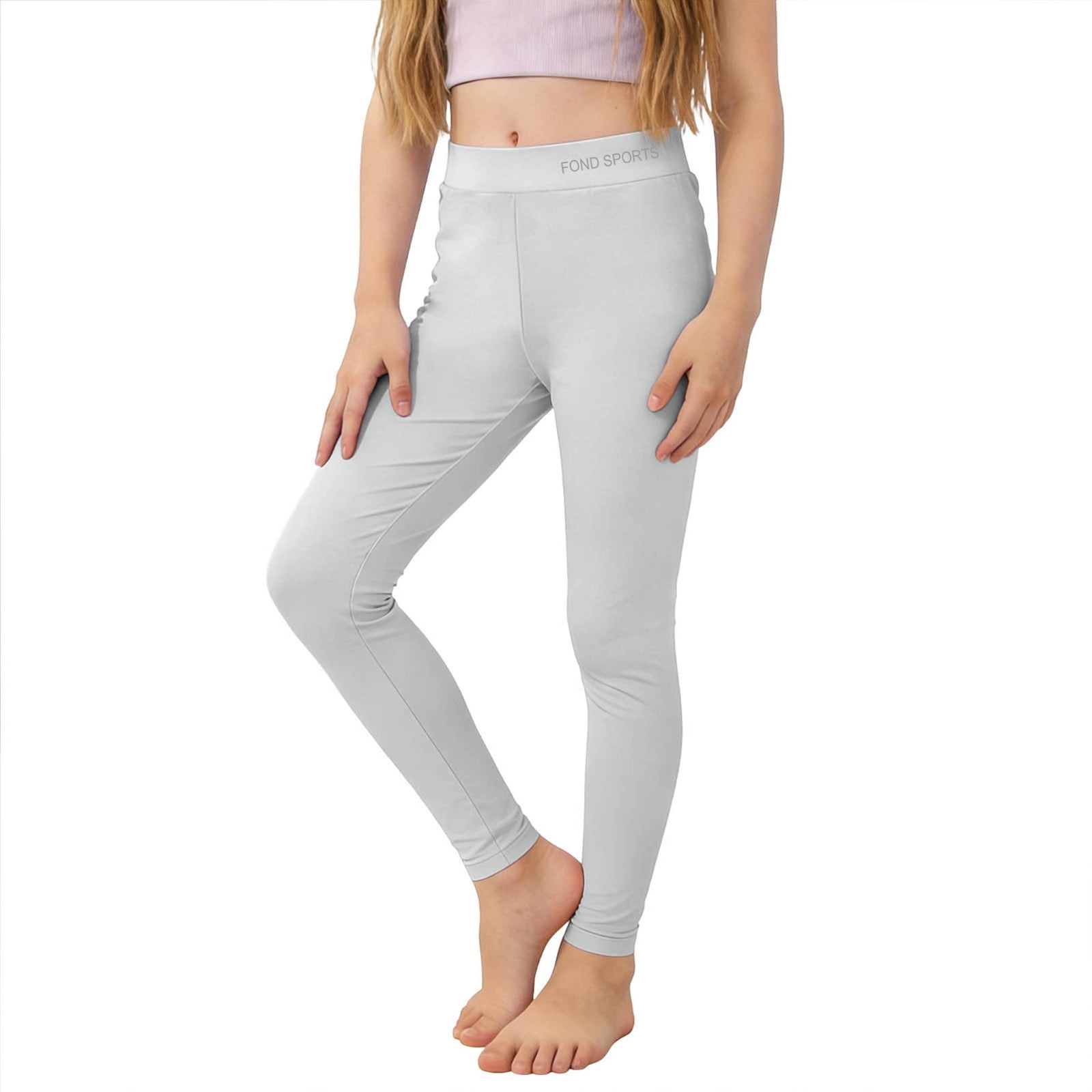 Atogsazn Kids Girls Slim Leg Legging Pants Children Casual Yoga Bike ...