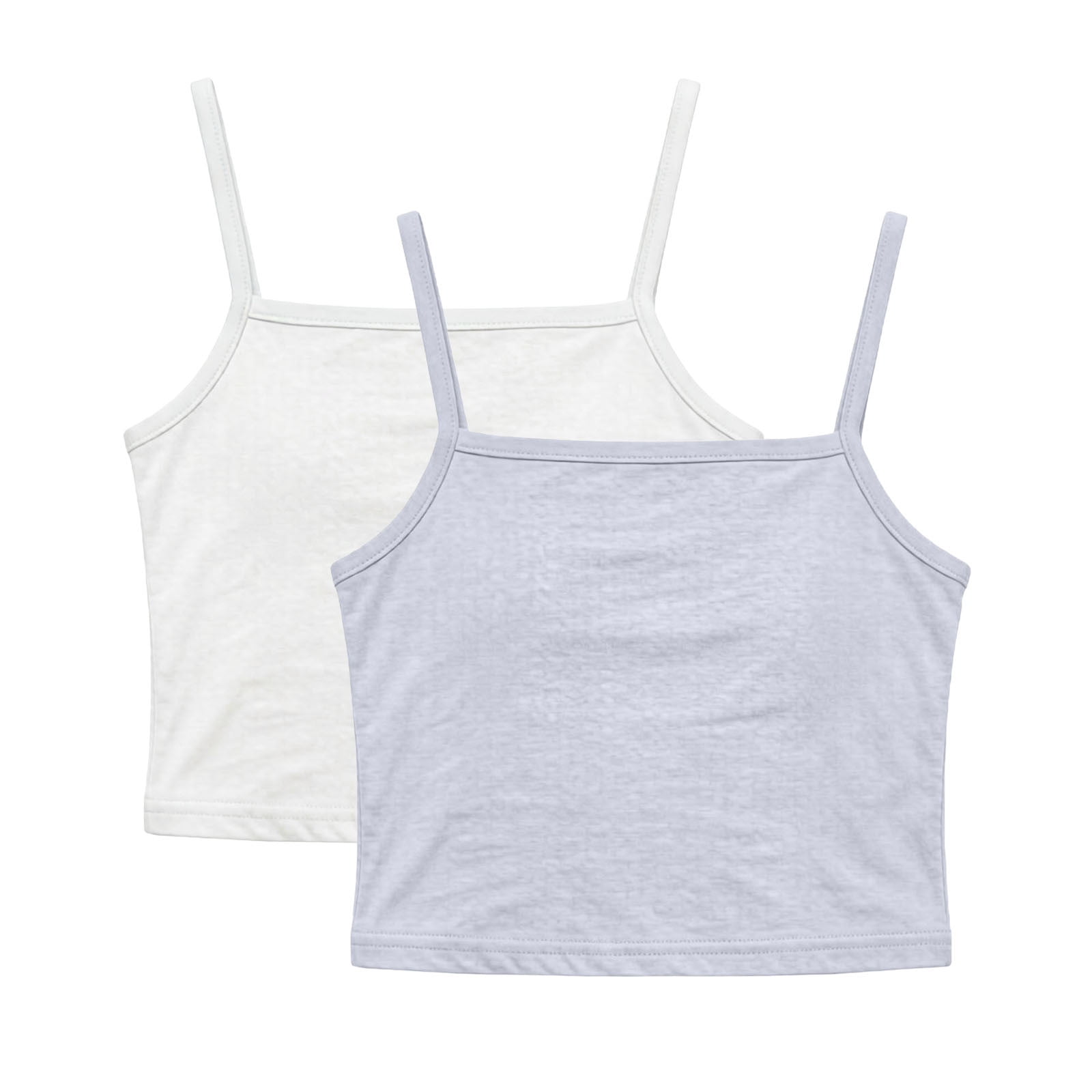 Atogsazn Kids Girls Summer 2 Pack Tank Tops Cbildrens Casual Camisole ...