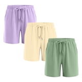 Atogsazn Kids Girls Summer 3-Pack Athletic Shorts Children Jogger ...