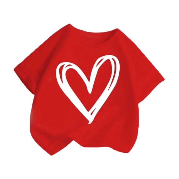 Atogsazn Kids Girls Summer Tshirt Children Casual Printed Short Sleeve ...