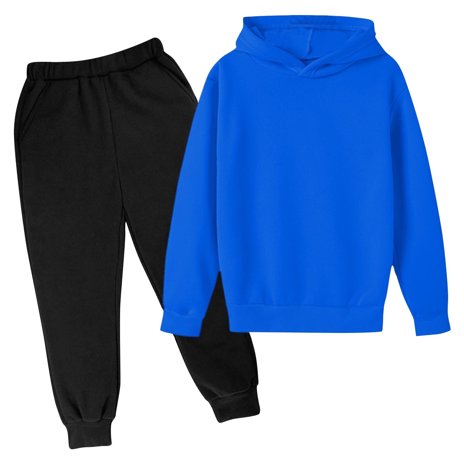 Atogsazn Kids Jogger Sweatsuit Set 2PCS Children's Solid Long Sleeve ...