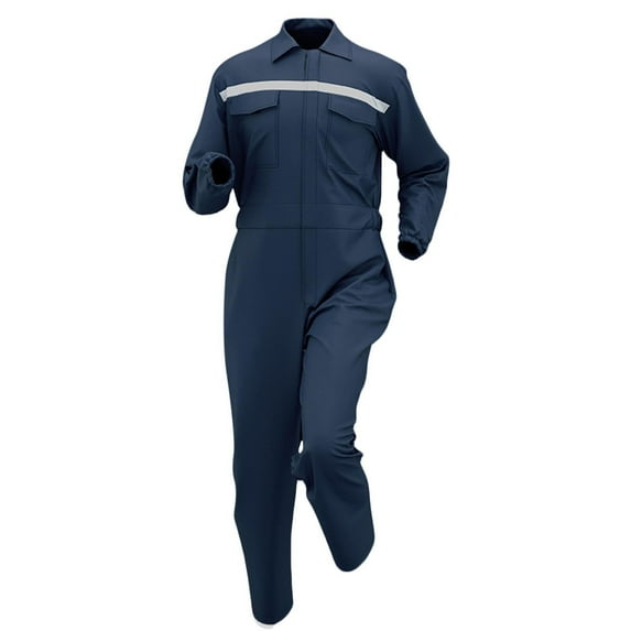 Atogsazn Mens Cover Jumpsuit Full Zip Long Sleeve Work Coverall with ...
