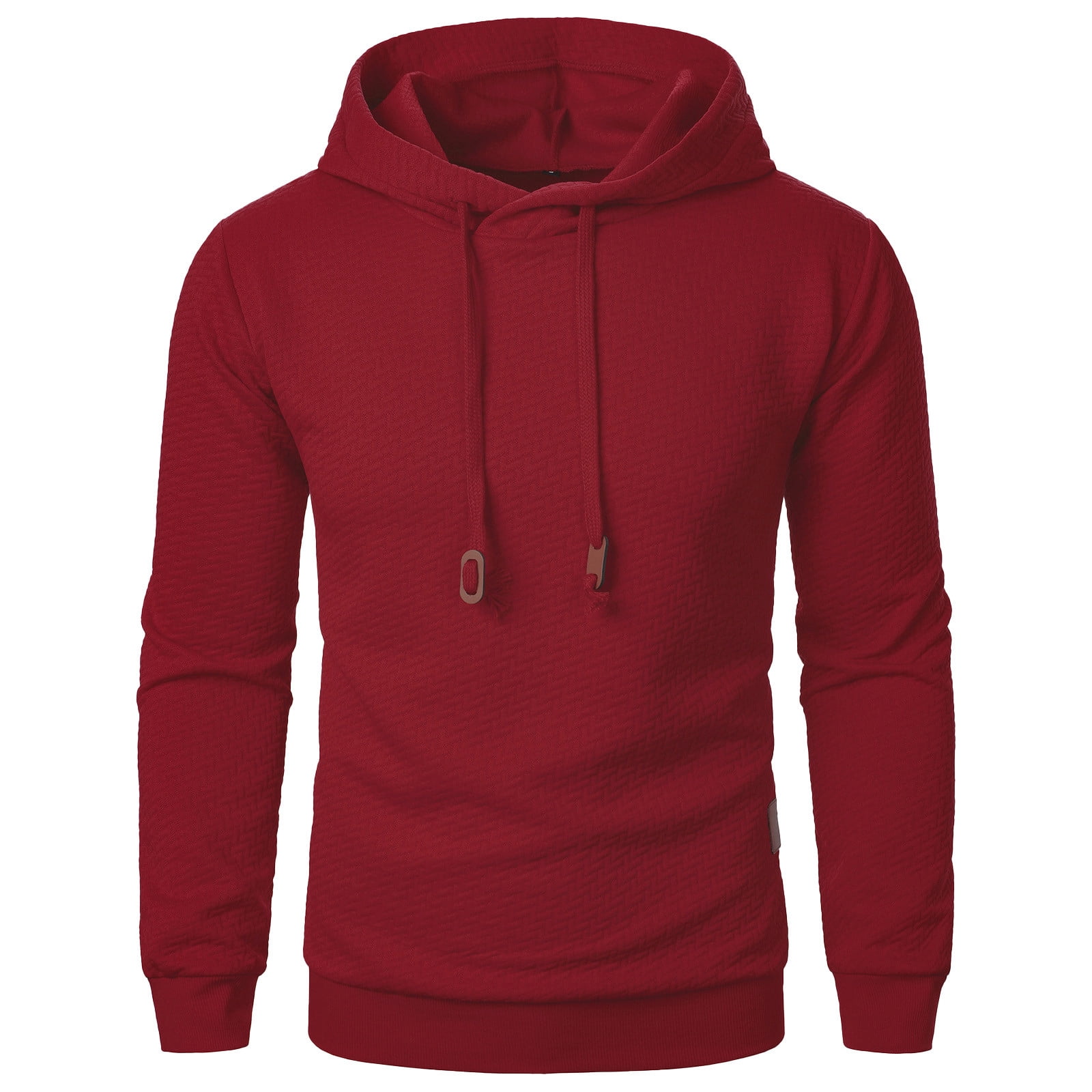 Atogsazn Mens Fleece Hoodies Casual Long Sleeve Sweatshirt Pullover ...