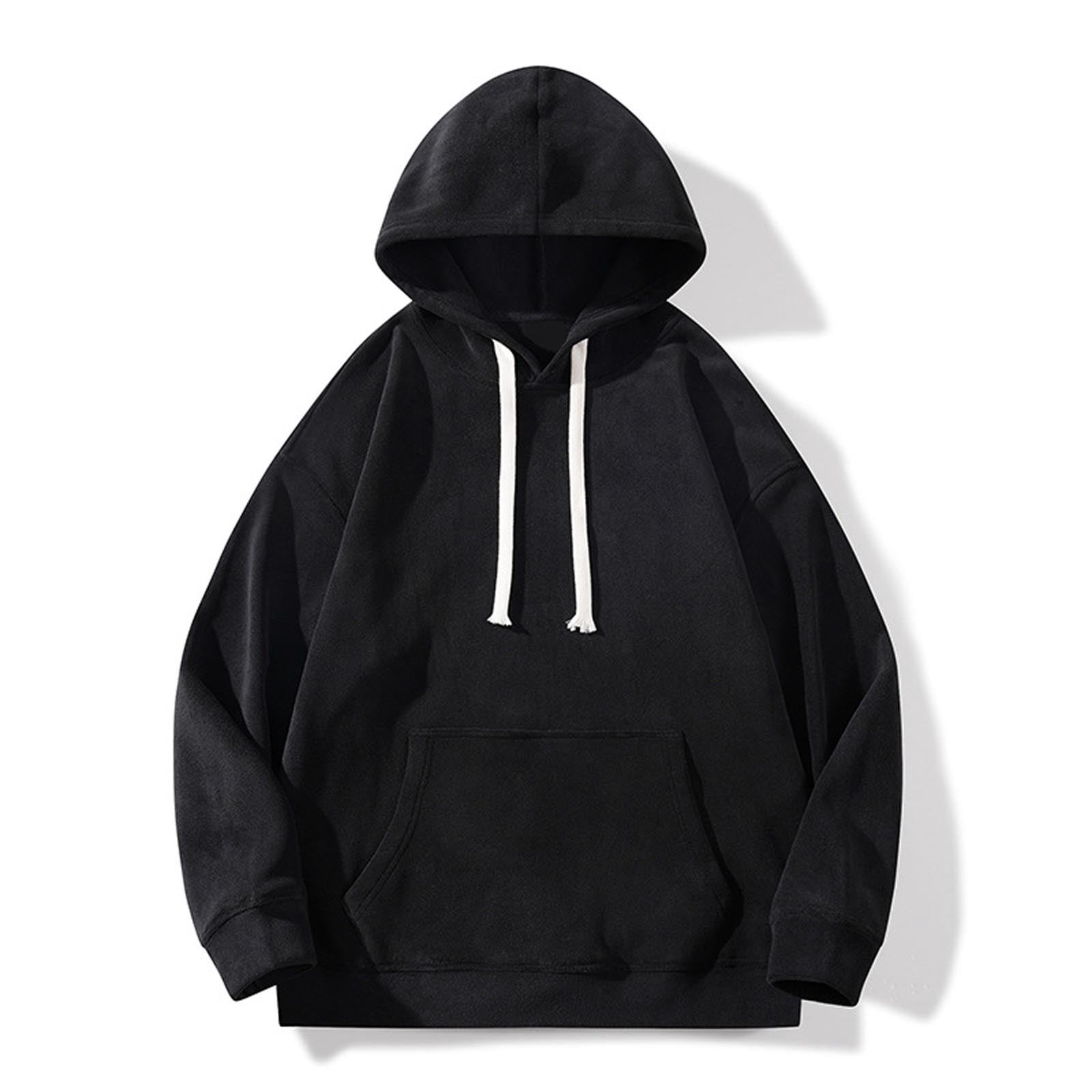 Atogsazn Mens Oversized Hoodies Plus Sizd Long Sleeve Hooded Sweatshirt ...
