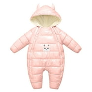 Youmylove Outerwear Romper Coat Warm Baby Jacket Snowsuit Girls Hooded Jumpsuit Girls Coat ...