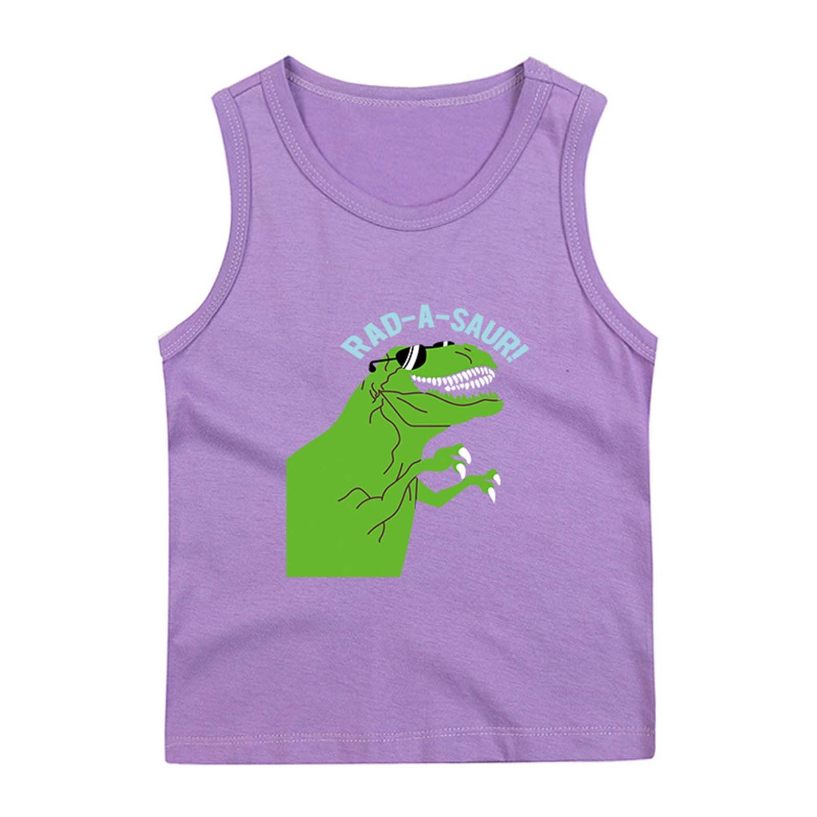 Atogsazn Toddler Baby Boy's Sleeveless Tank Top Kids Girls Summer Basic ...