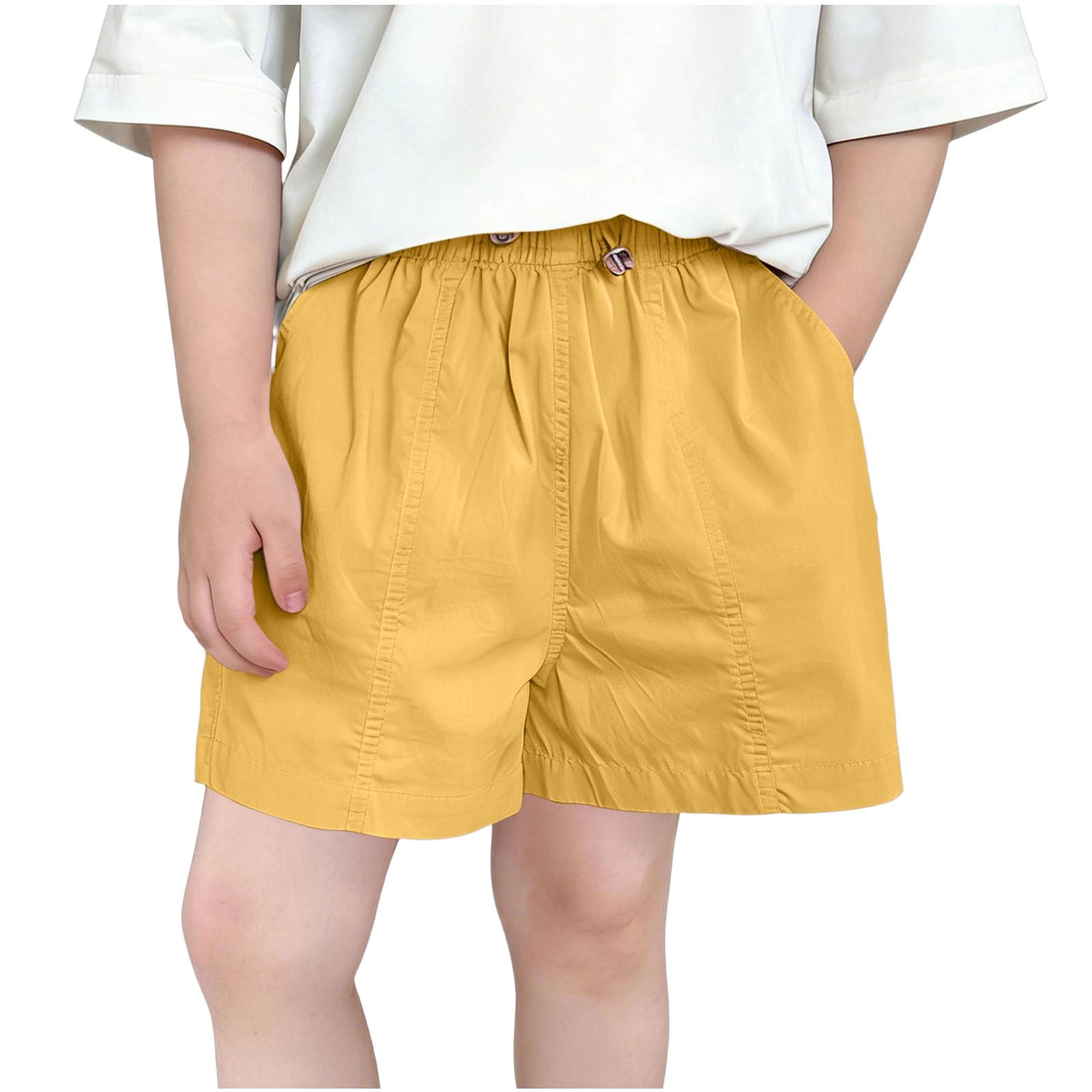 Atogsazn Toddler Baby Boys Wide Leg Shorts Kids Athletic Pleated Loose ...