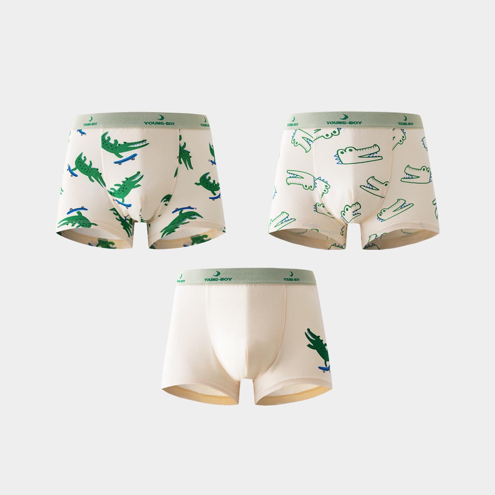 Atogsazn Toddler Boys Summer 3PCs Brief Cute Printed Soft Underpant for ...