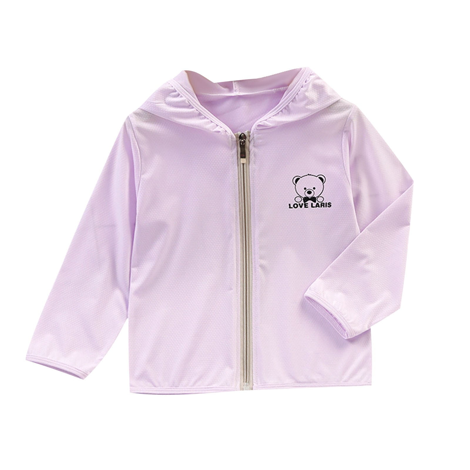 Atogsazn Toddler Summer Windbreak Jacket Kids Zipper Long Sleeve Hooded ...
