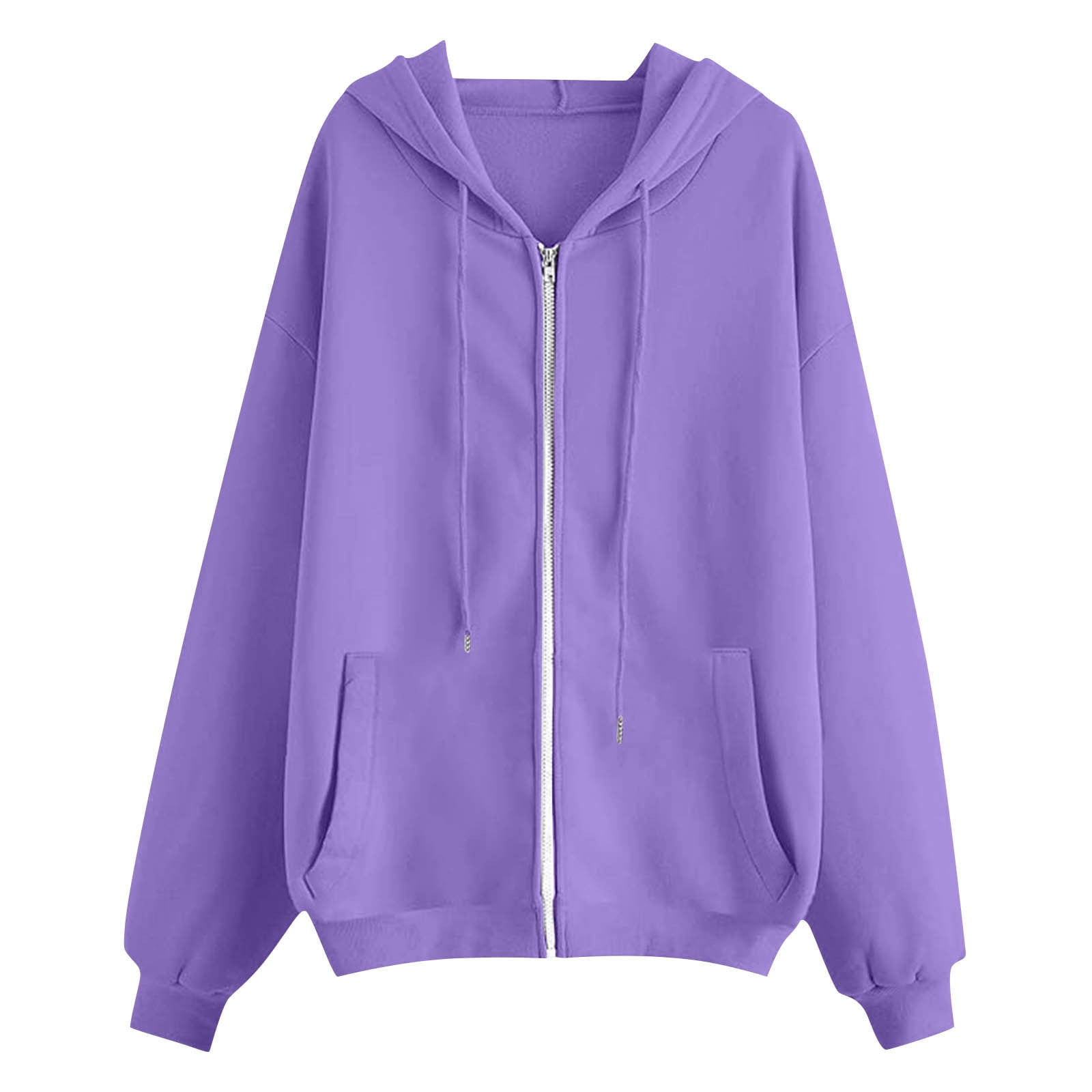 Atogsazn Women's Zip Up Oversized Hoodies Long Sleeve Hoodie Pullover ...
