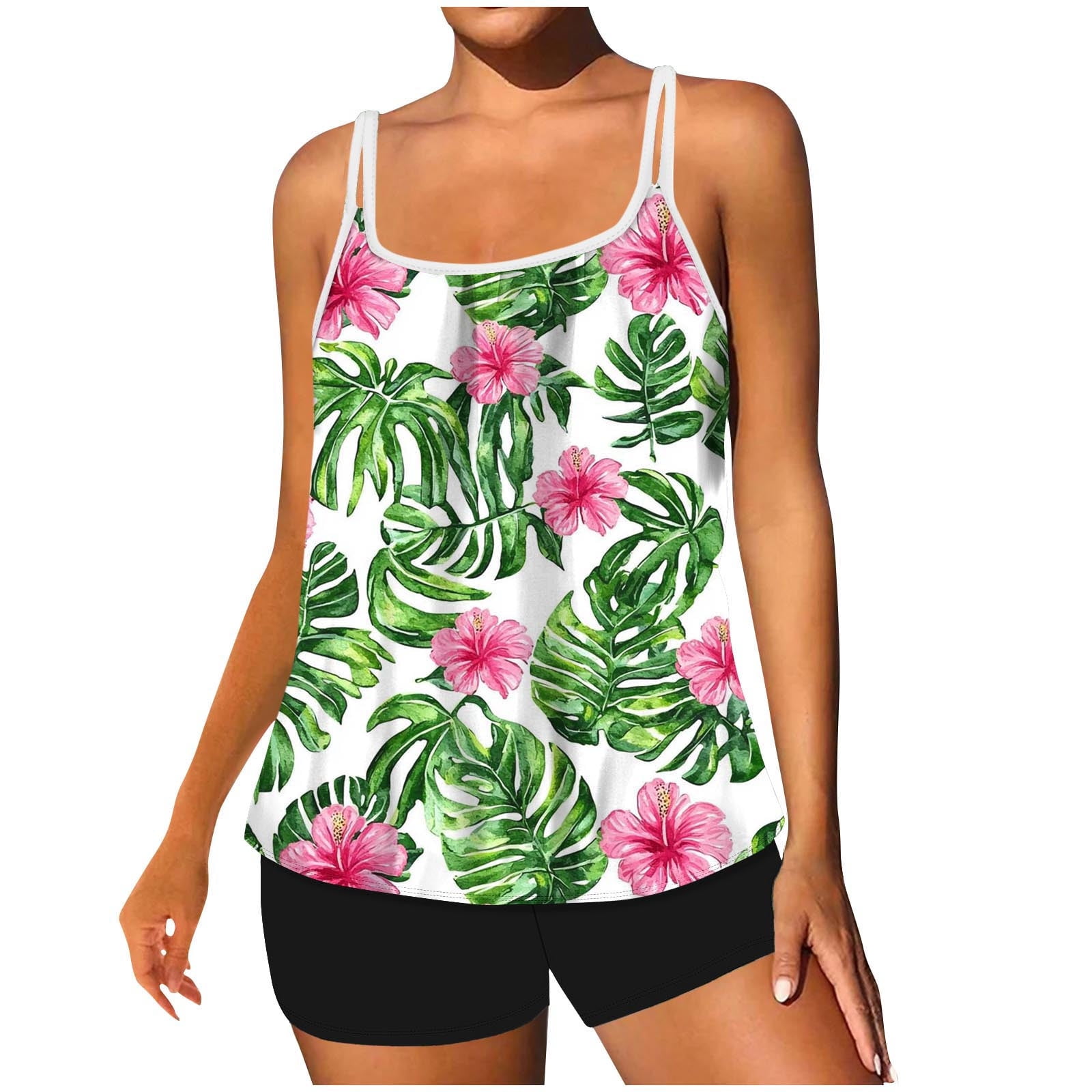 Atogsazn Womens 2025 Tankini Swimsuits Tummy Control Flowy Swimwear Two ...