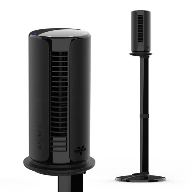 Atom 1S Compact Oscillating 40 in. Tall 4-Speeds Tower Fan with ...