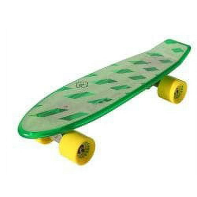 Atom 21" Mini Retroh Molded Skateboard - Green - Walmart.com
