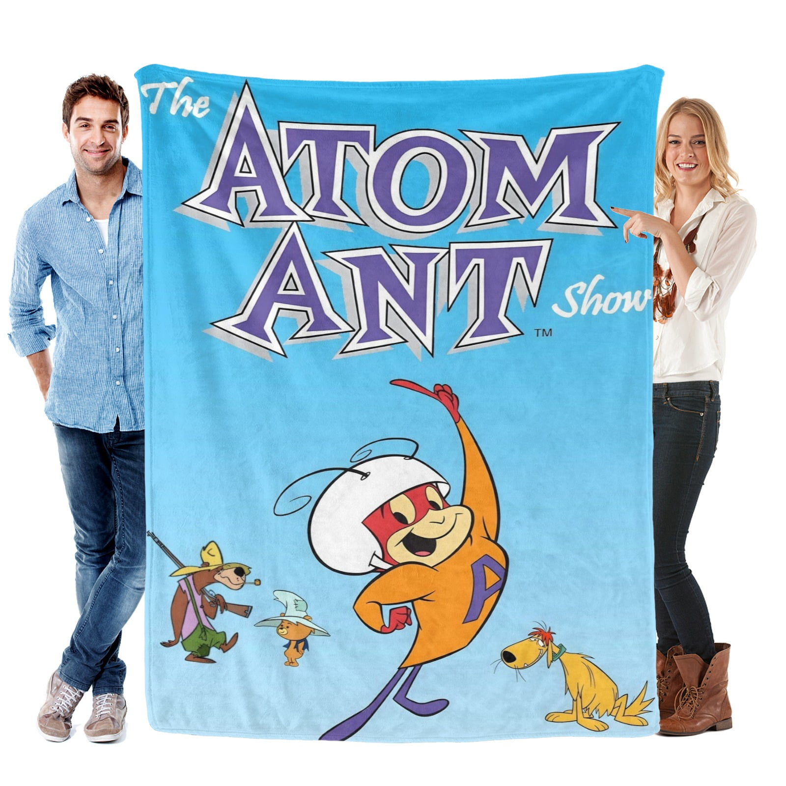 Atom Ant-themed Pals Plush Throw Blanket Gifts for Fans Girls Boys ...
