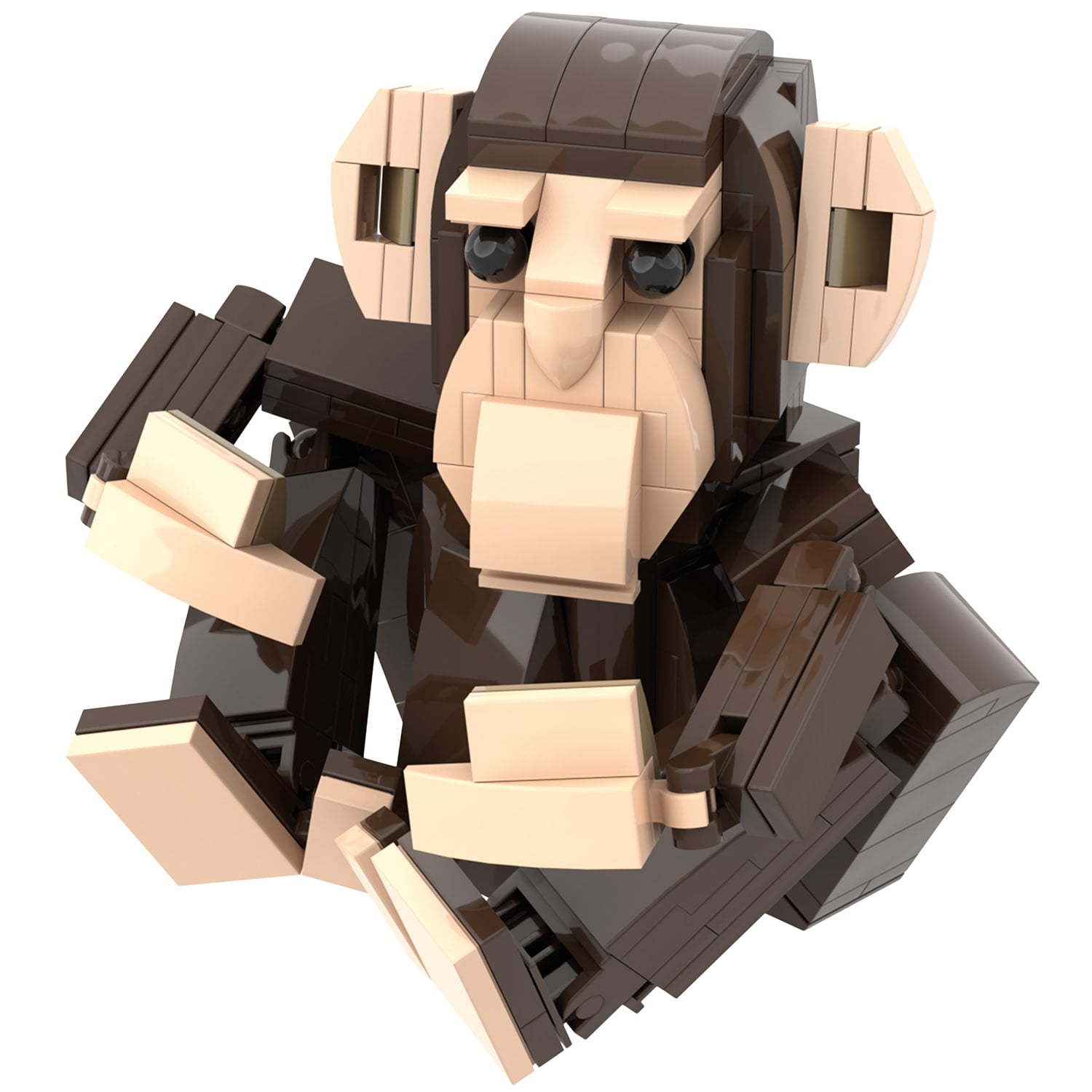 Atom Brick Animals - Chimpanzee - Walmart.com