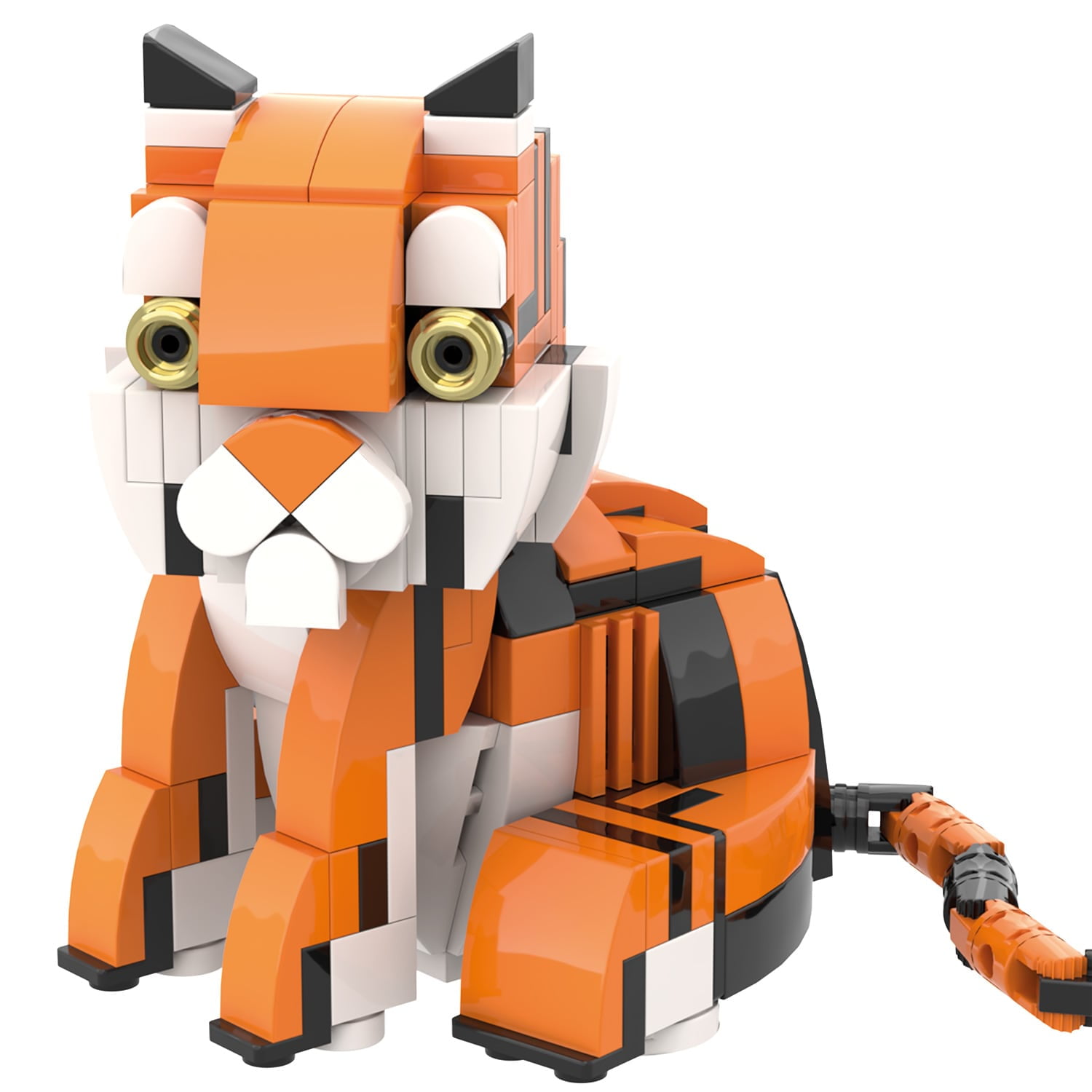 Atom Brick Animals - Tiger - Walmart.com