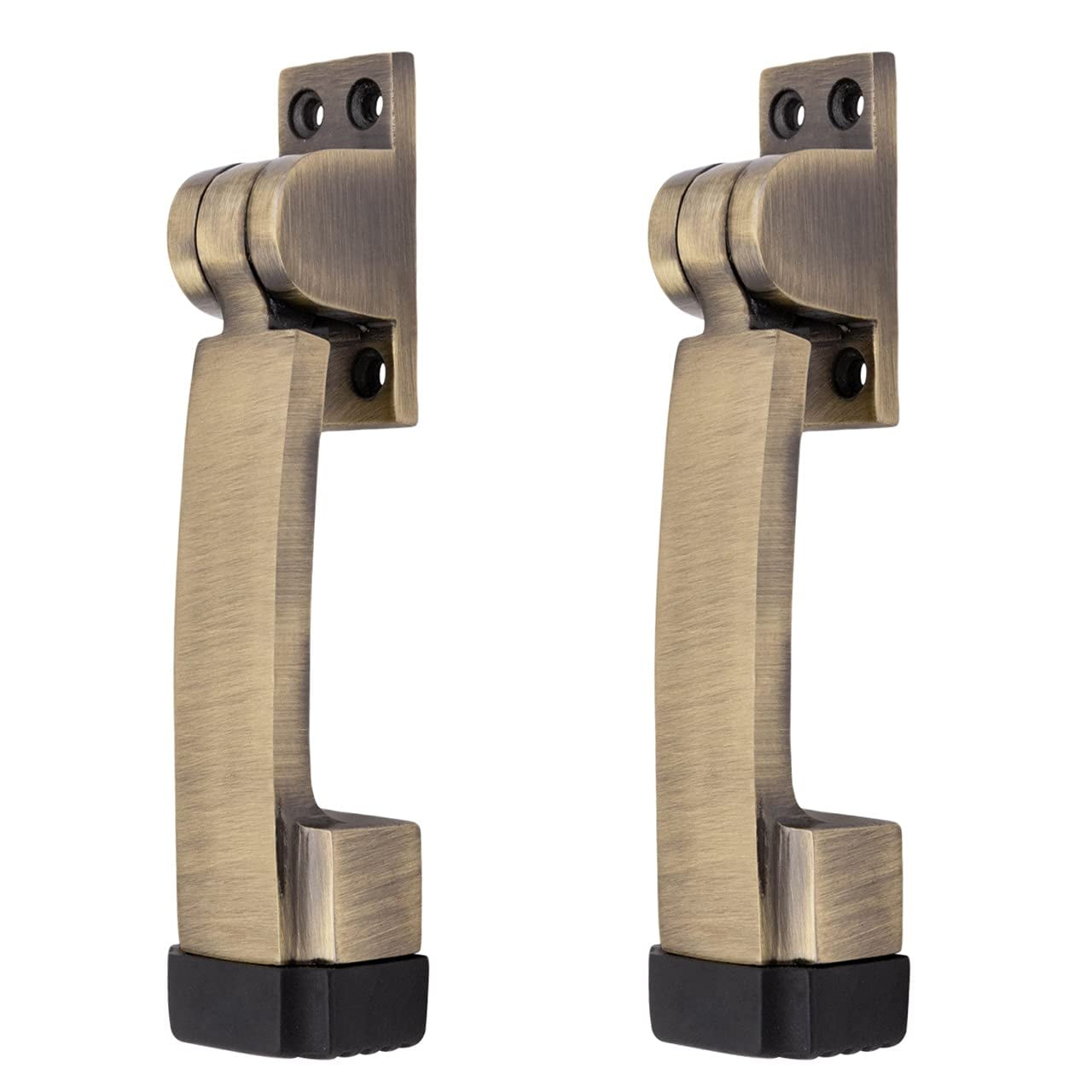 Atom Door Stopper Kickdown Door Stop with One Touch Adjustable Height Rubber Tip 15 Inches Door ...