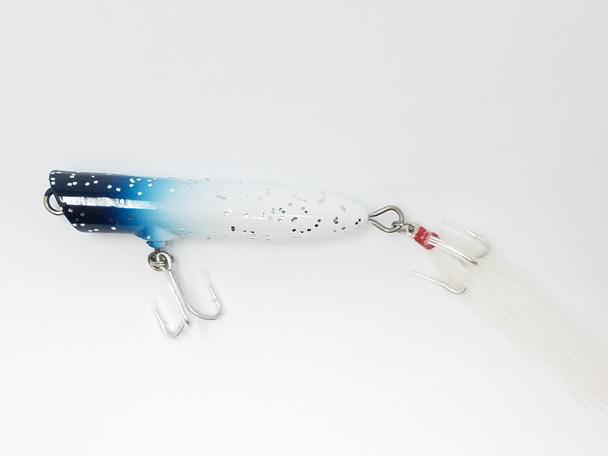 Atom Freshwater, 7/8 oz Striper Swiper, Popper Fishing Lure, Blue ...