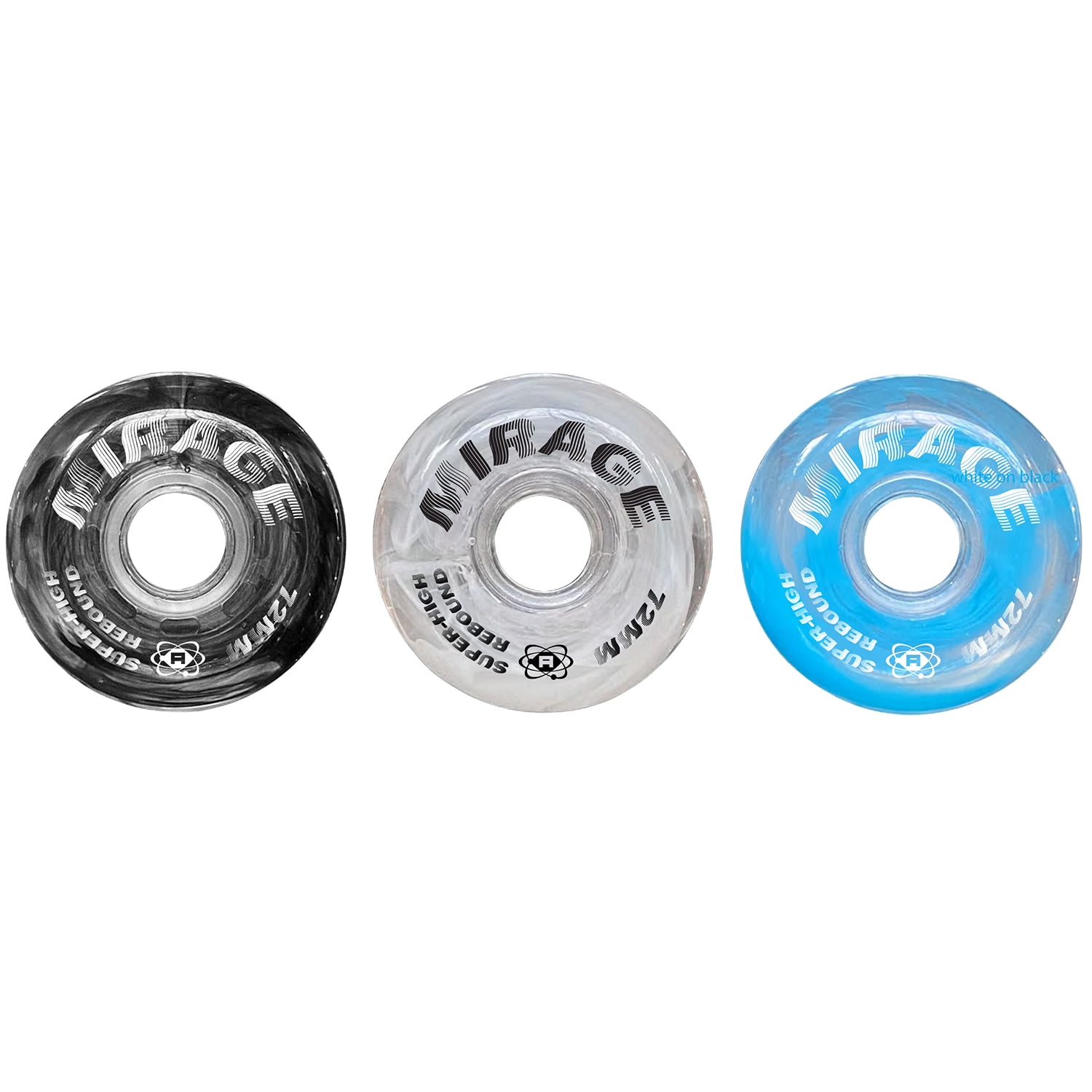 Atom Inline Outdoor Wheels - Mirage Super High Rebound (Cloud White ...