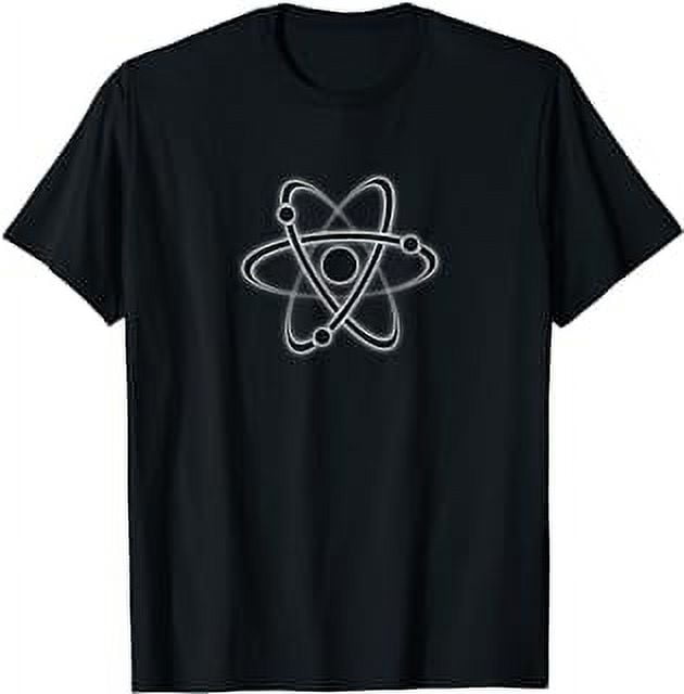 Atom Molecule T-Shirt Glowing Atomic Science Symbol Tee - Walmart.com
