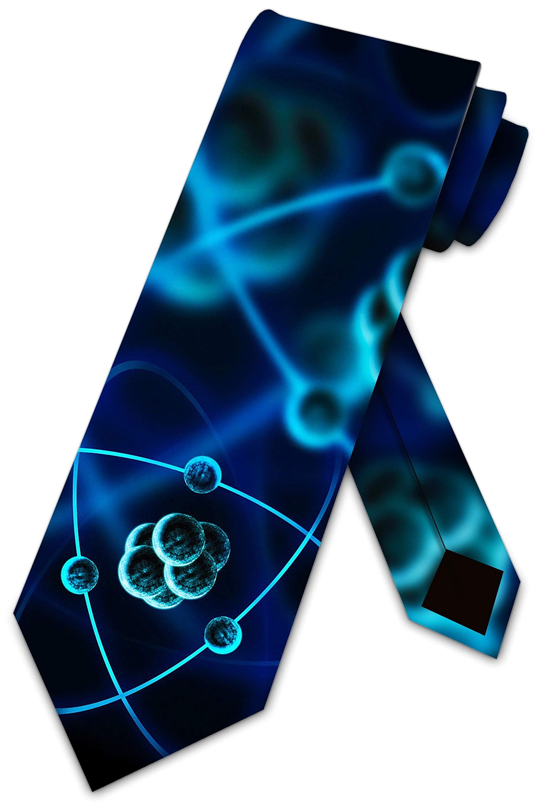 Atom Ties Science Necktie Chemistry Tie by Three Rooker - Walmart.com