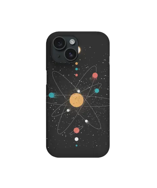 Atom Universe Minimalist by Tobe Fonseca Phone Case for iPhone 11-17 ...