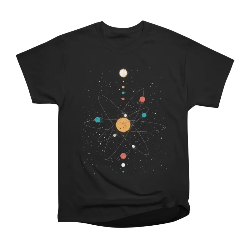 Atom Universe Minimalist by Tobe Fonseca T-Shirt Tee Gift For Him Merch ...