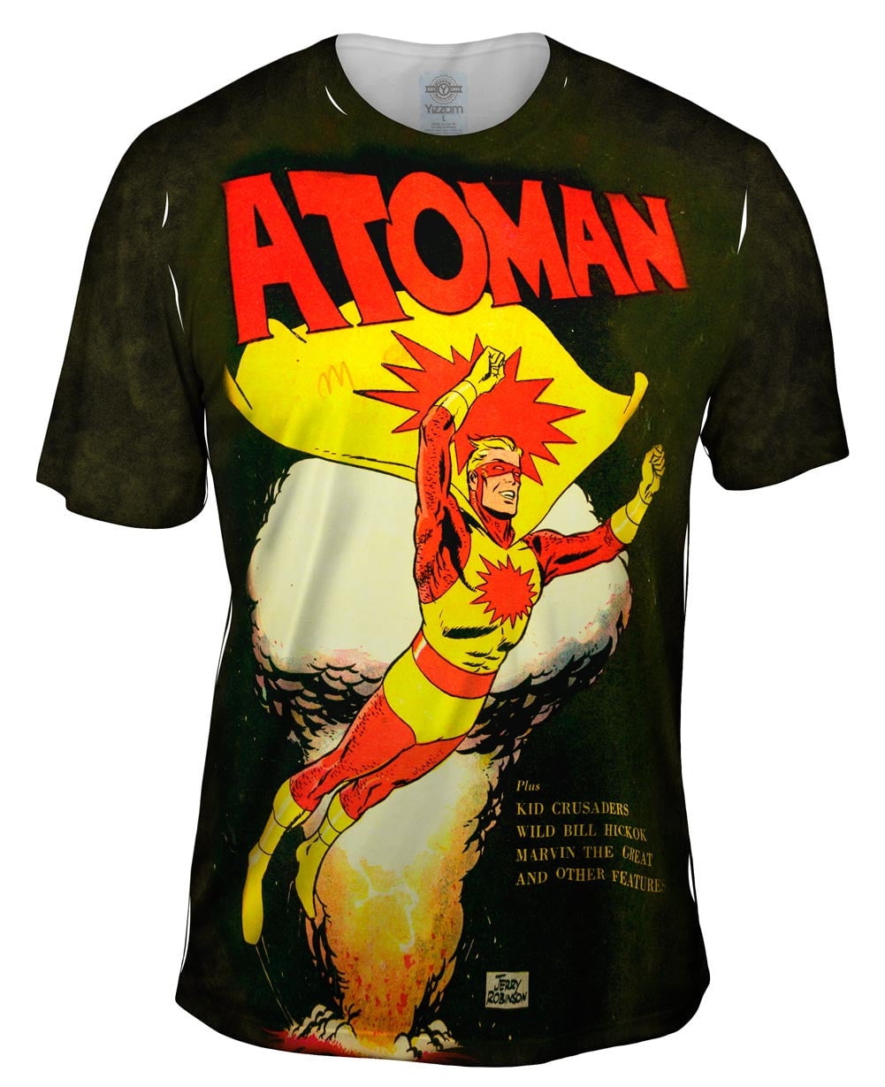 Atoman Comic Retro Mens T-Shirt All Over Print - Walmart.com