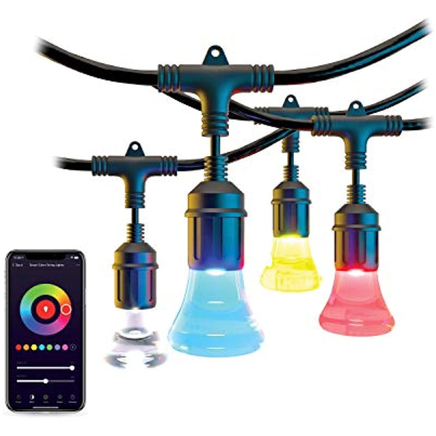 Atomi Smart 24' LED Color String Lights - Walmart Business Supplies