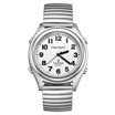 Hearkent Atomic Talking Watch with Stainless Steel Band for Seniors and ...