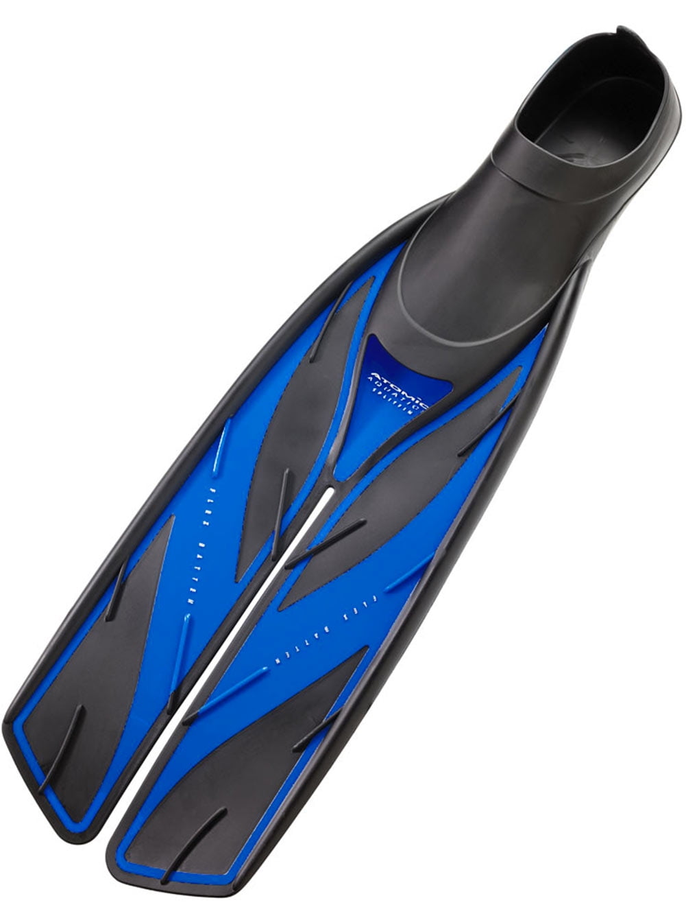 Atomic Aquatics Full Foot Split Fins (High Performance) 6-7 Blue ...