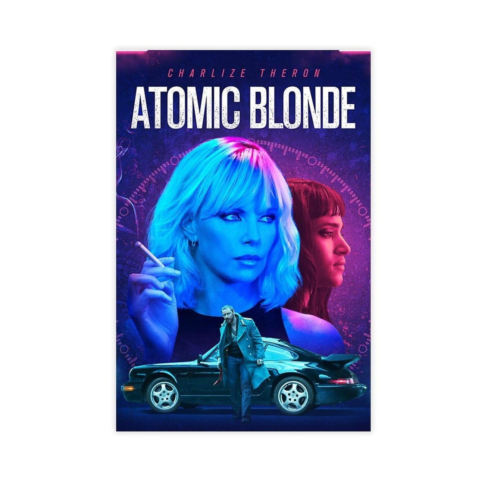 Atomic Blonde Movie Poster Agent Club Bedroom Corridor Dormitory Club ...