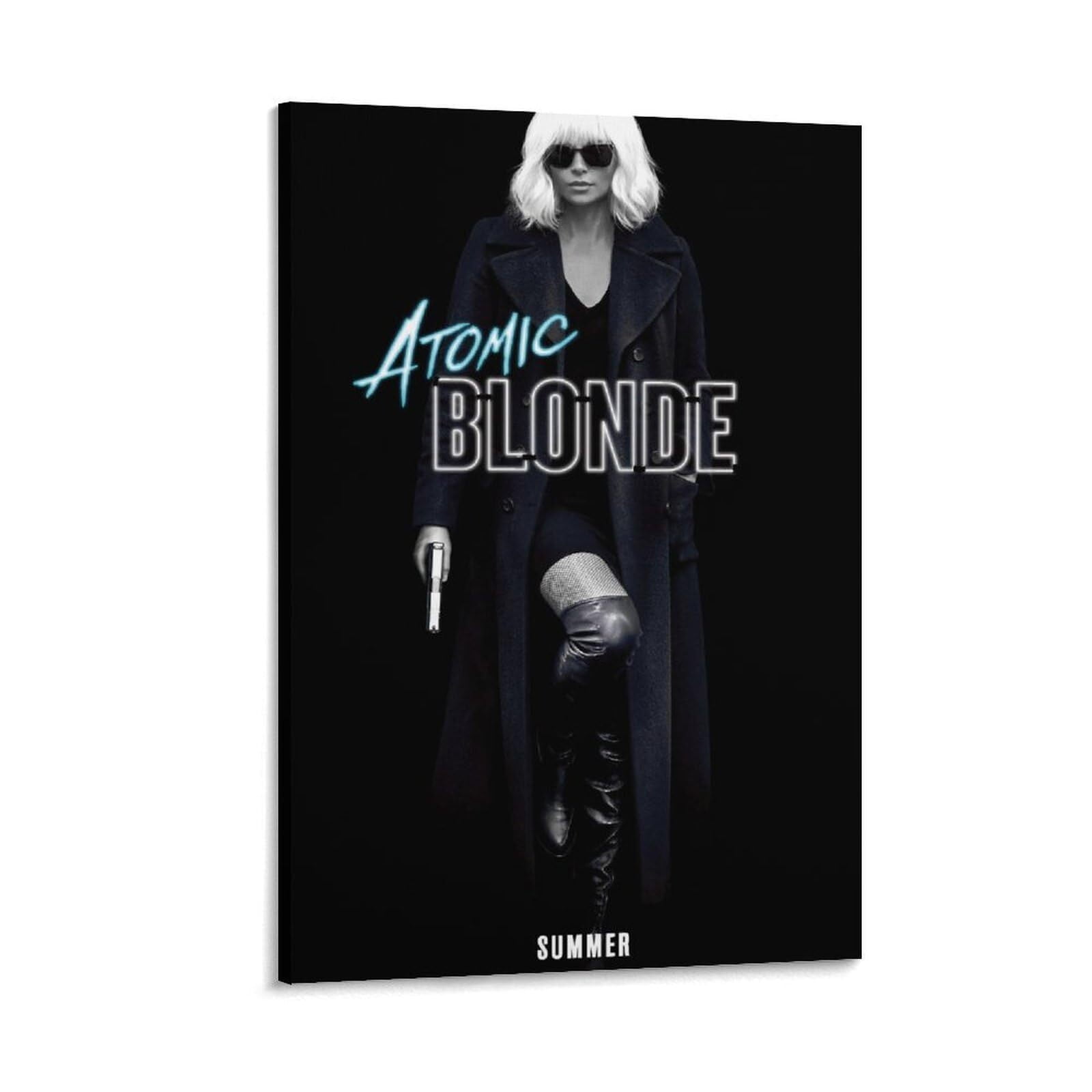 Atomic Blonde Movie Posters Decorative Painting Canvas Wall Art Living ...