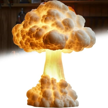Clearance! 3D Mushroom Cloud Table Lamp, Atomic Bomb Blast Explosion ...