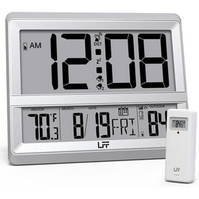 Shop Digital Weather Clocks for Home and Outdoor Use at Walmart