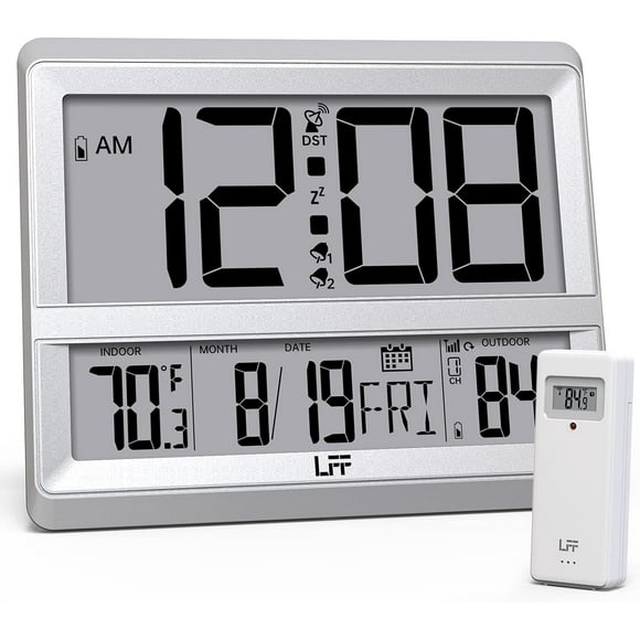 Indoor Outdoor Temperature Clock