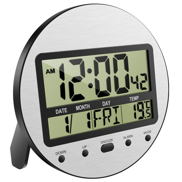 Digital Wall Clock Seconds